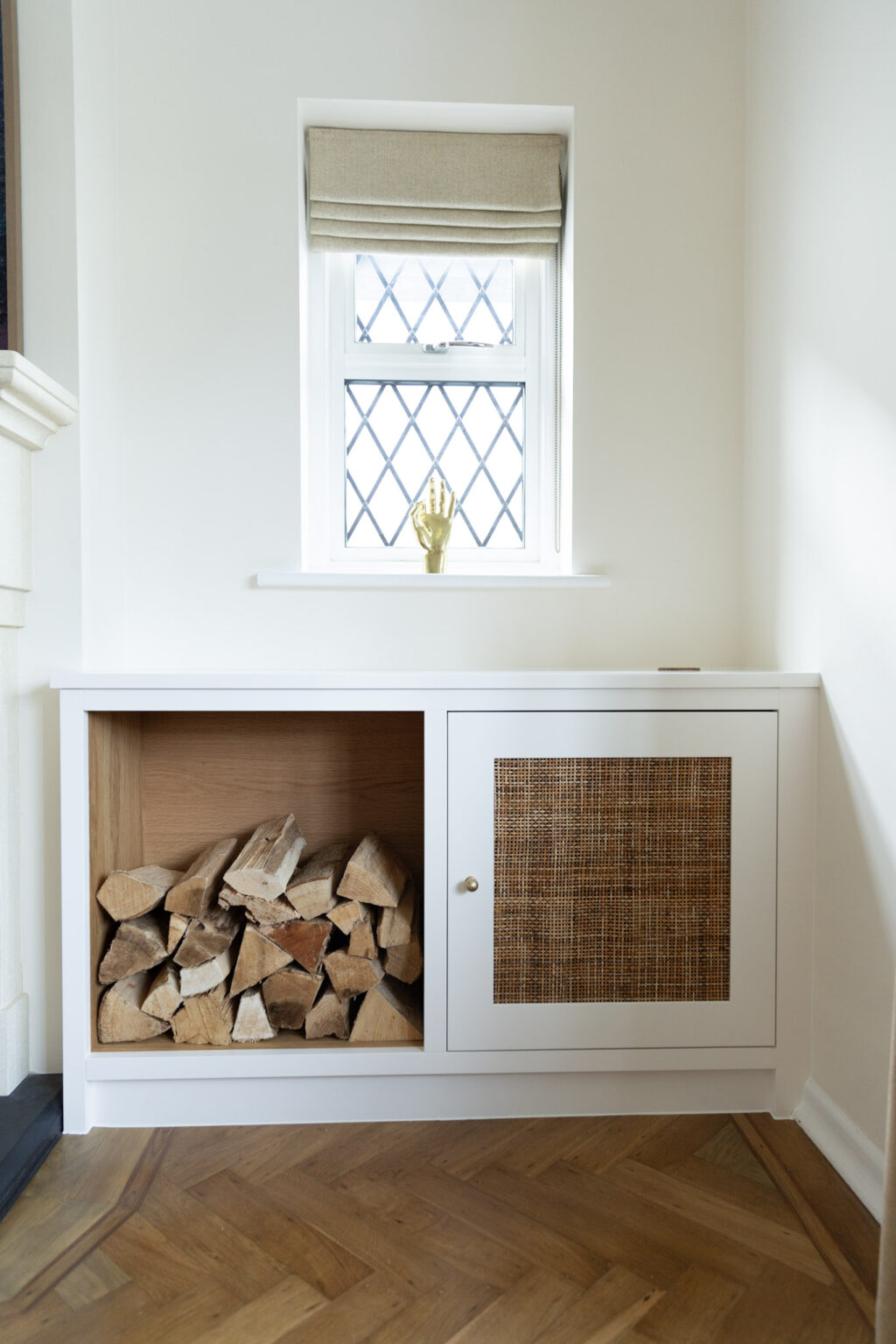 Living Room Update: New Alcoves & Hidden Home Theater Equipment